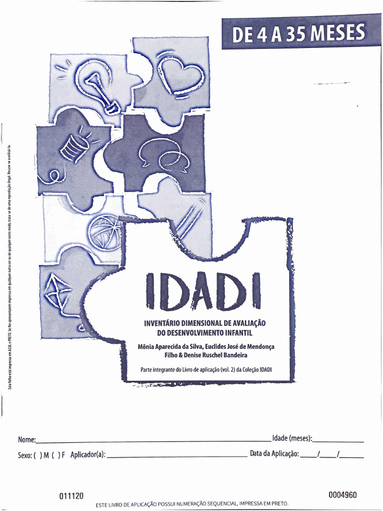 IDADI - 4 A 35 MesesA | PDF