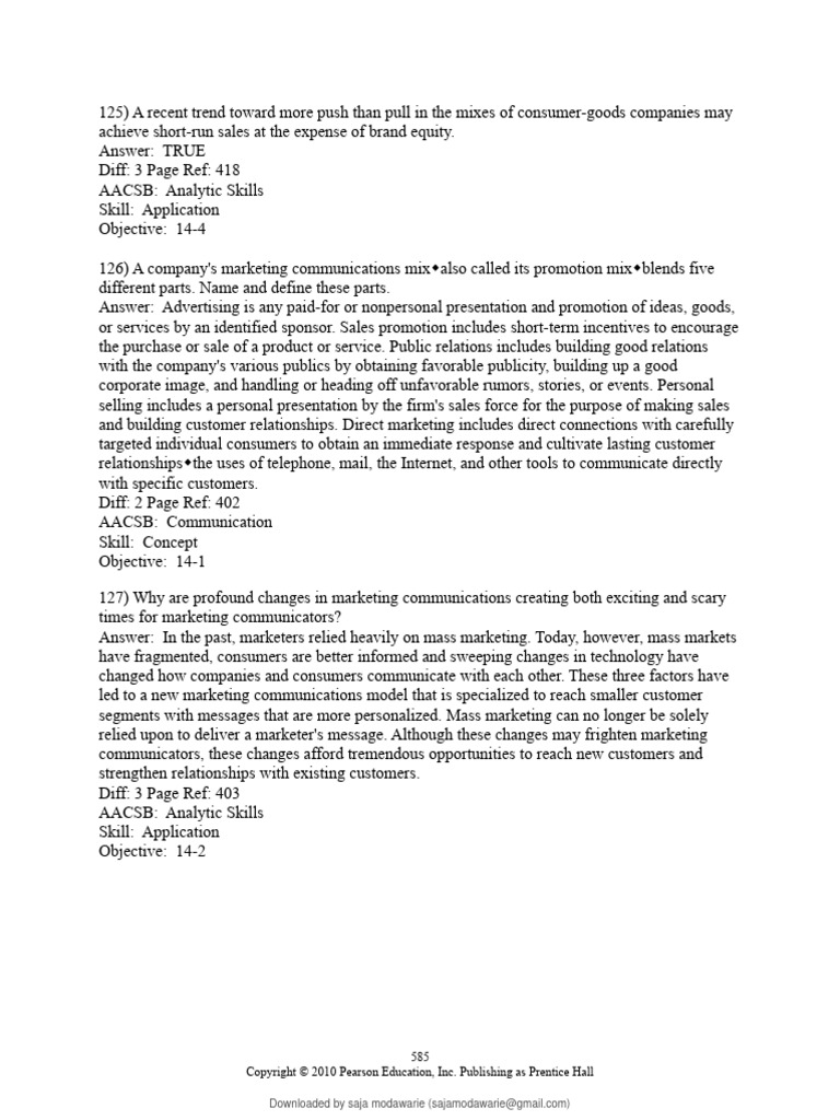 Chap 14 - Organized | PDF | Marketing | Marketing Communications