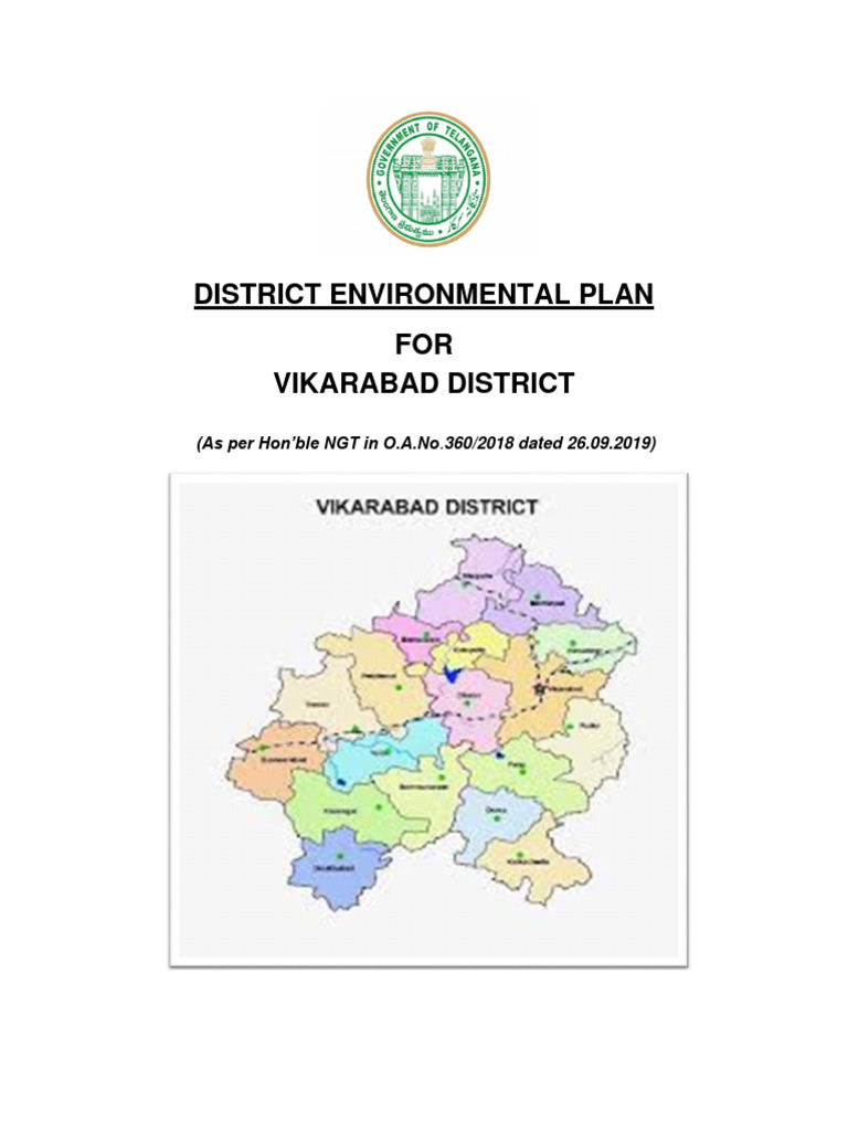 Vikarabad DEP Plan | PDF | Waste | Waste Management