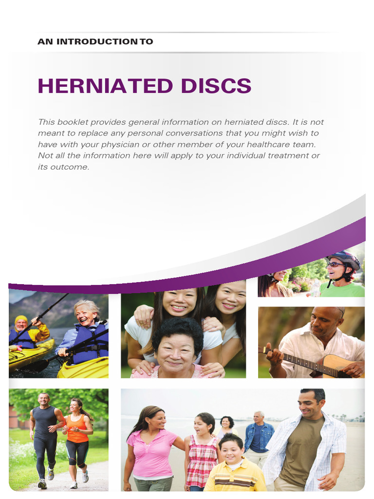 Herniated Disc Patient Education Brochure US | PDF | Vertebral Column ...