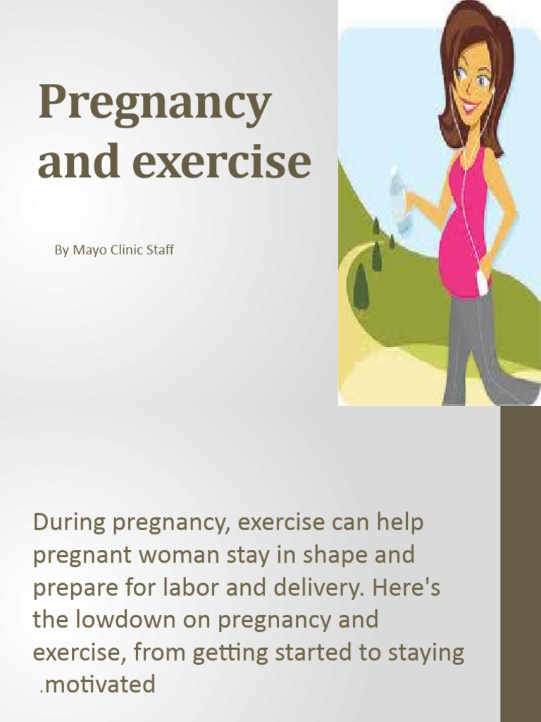 10.pregnancy and exercise | PDF | Pregnancy | Childbirth