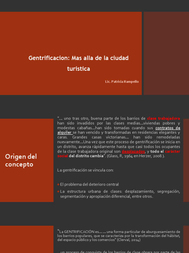 Gentrificacion Mas Alla de La Ciudad Turistica | PDF | Economias Gentrificacion Mas Alla de La Ciudad Turistica | PDF | Economias