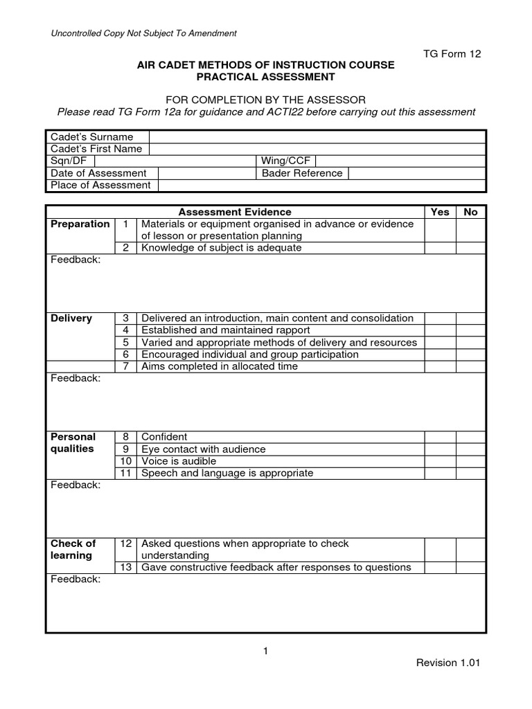 TG-Form-012 | PDF | Learning | Lesson Plan