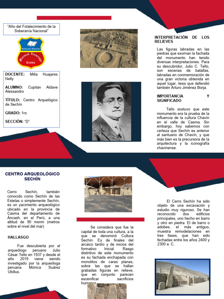 Triptico Ingles | PDF | Arqueología