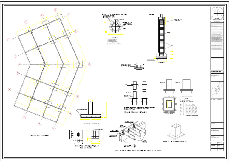 Normas para Planos Estructurales | PDF | Arquitecto | Ingeniería