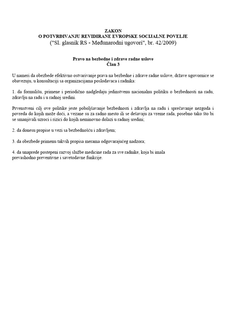 ZAKON O POTVRDJIVANJU... | PDF