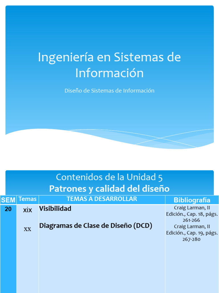 20. Visibilidad. Diagramas de Clases de Diseño (DCD) | PDF | Lenguaje de modelado unificado ...