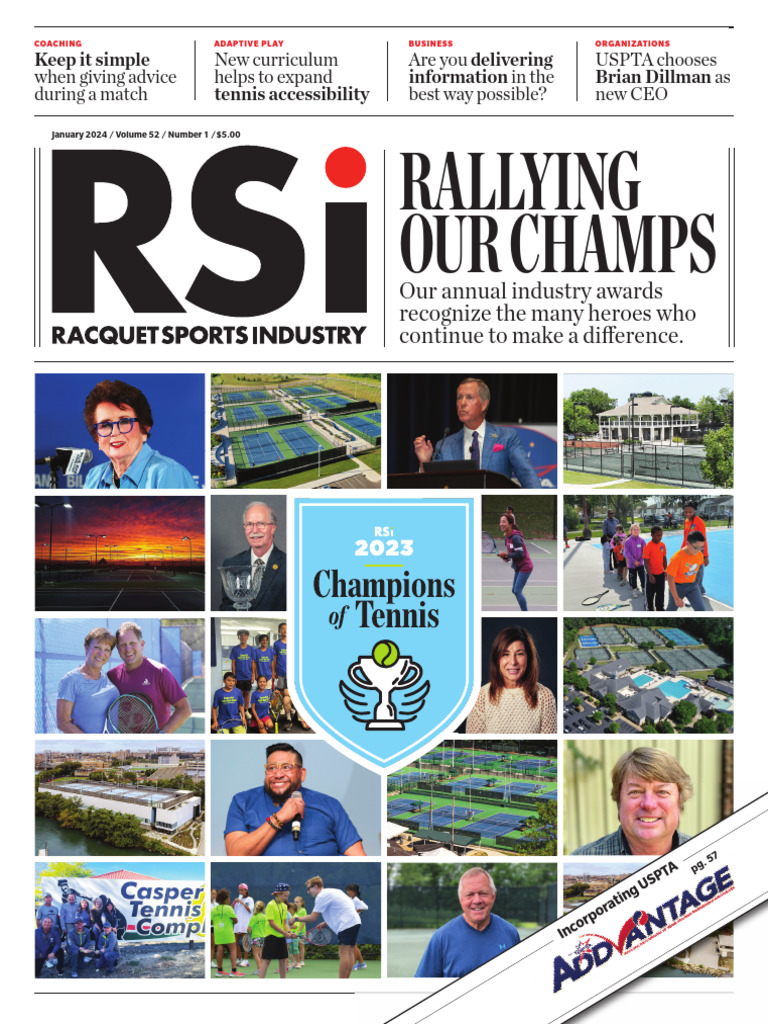 Jan '24 Racquet Sports Industry Magazine | PDF | Sports
