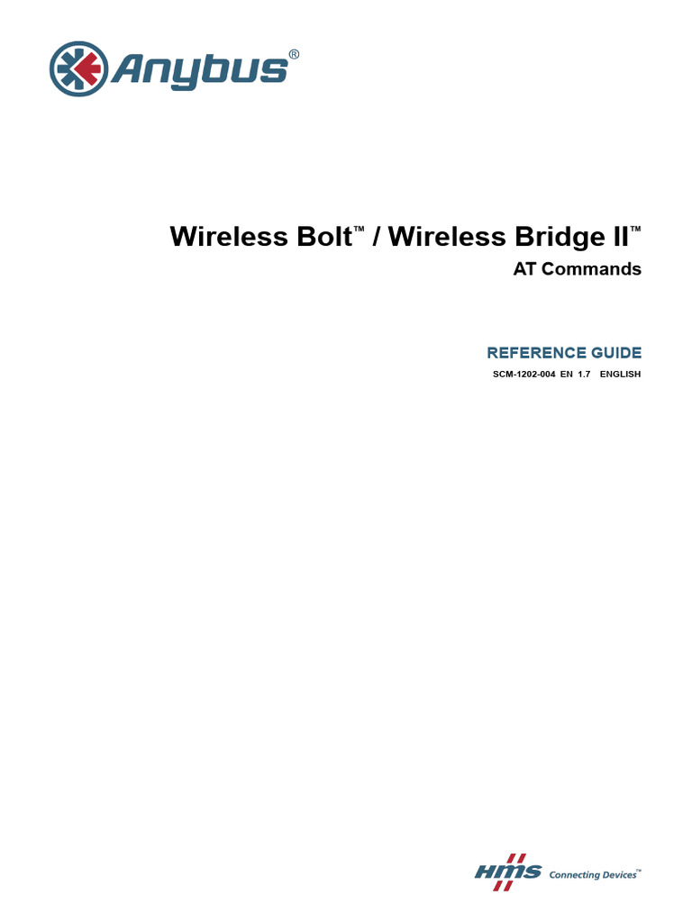 Anybus Wireless Bolt RJ45 PoE AWB2030 at Commands | PDF | Ip Address ...