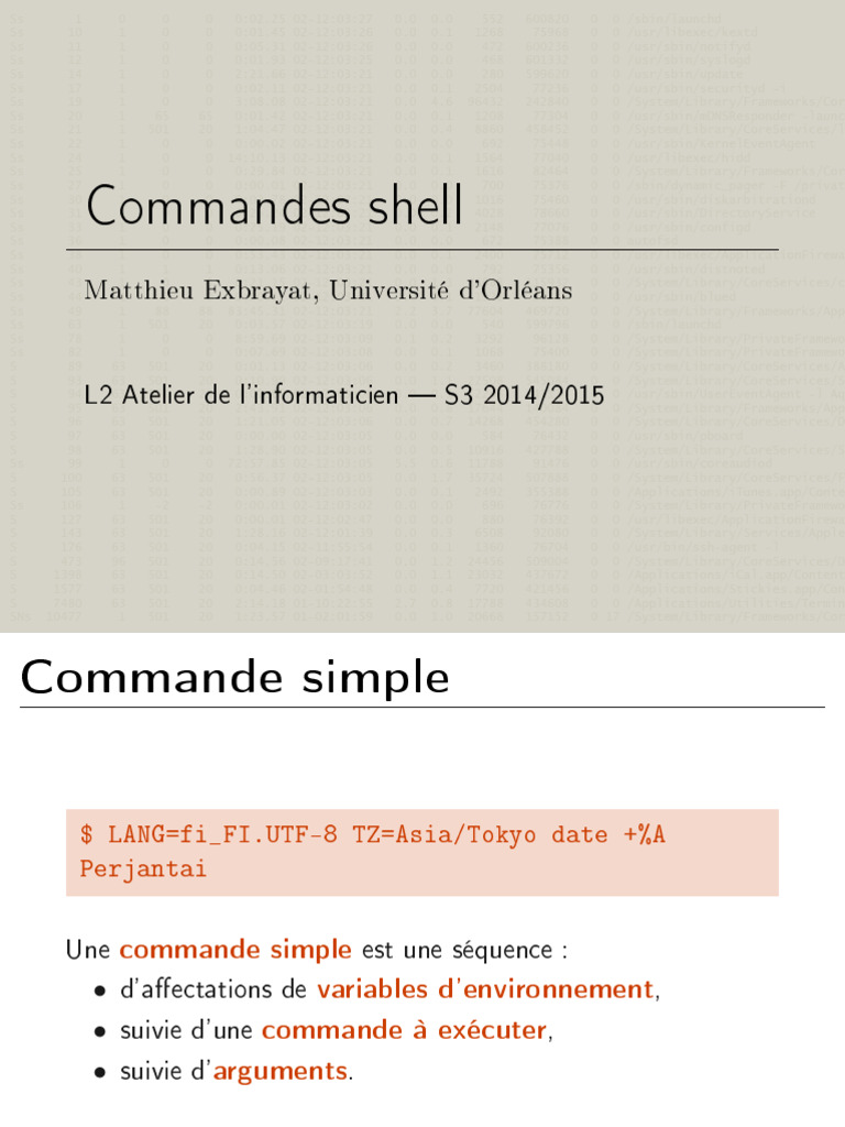 2 Commandes | PDF | Computer Engineering | Computer Architecture