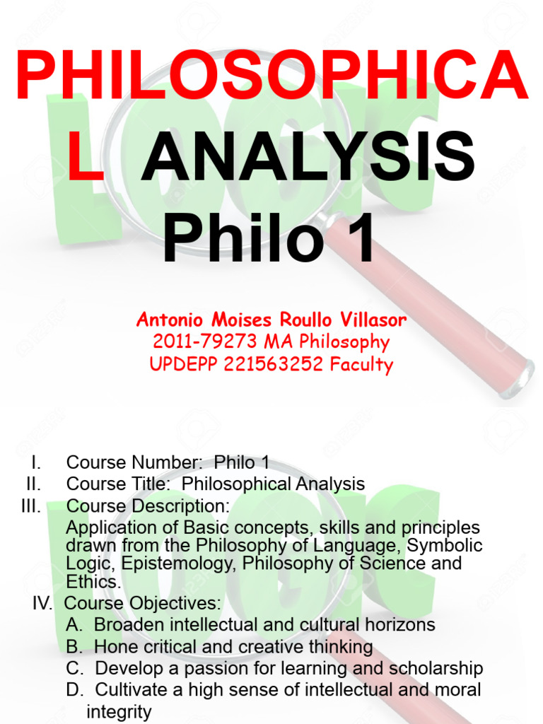 Logic - Draft Final | PDF | Logic | Argument