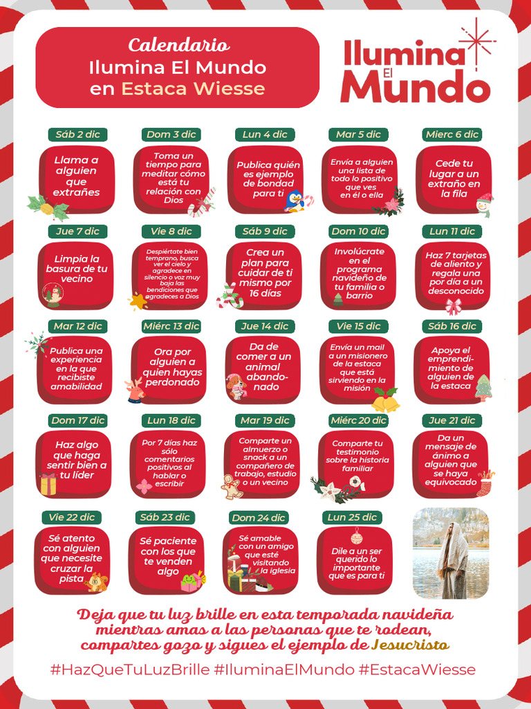 Calendario Ilumina El Mundo 2023 | PDF