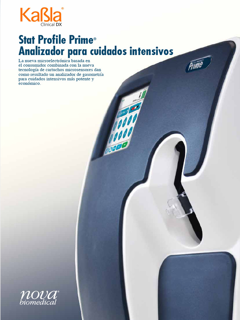 Brochure - Stat Profile - Kabla - Nova | PDF | Electrólito | Sangre