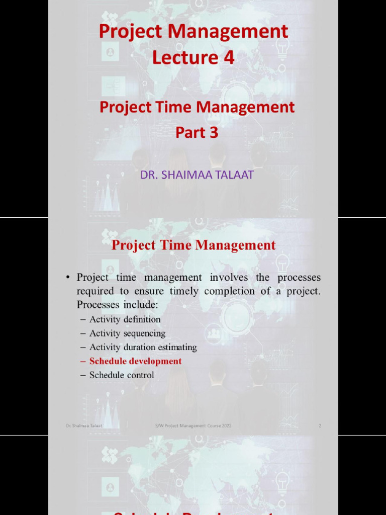 SW Lec04 Proj | PDF