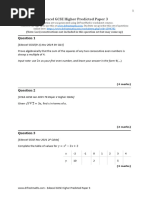 Top 10 Hardest GCSE Maths Questions | PDF | Mathematics | Equations