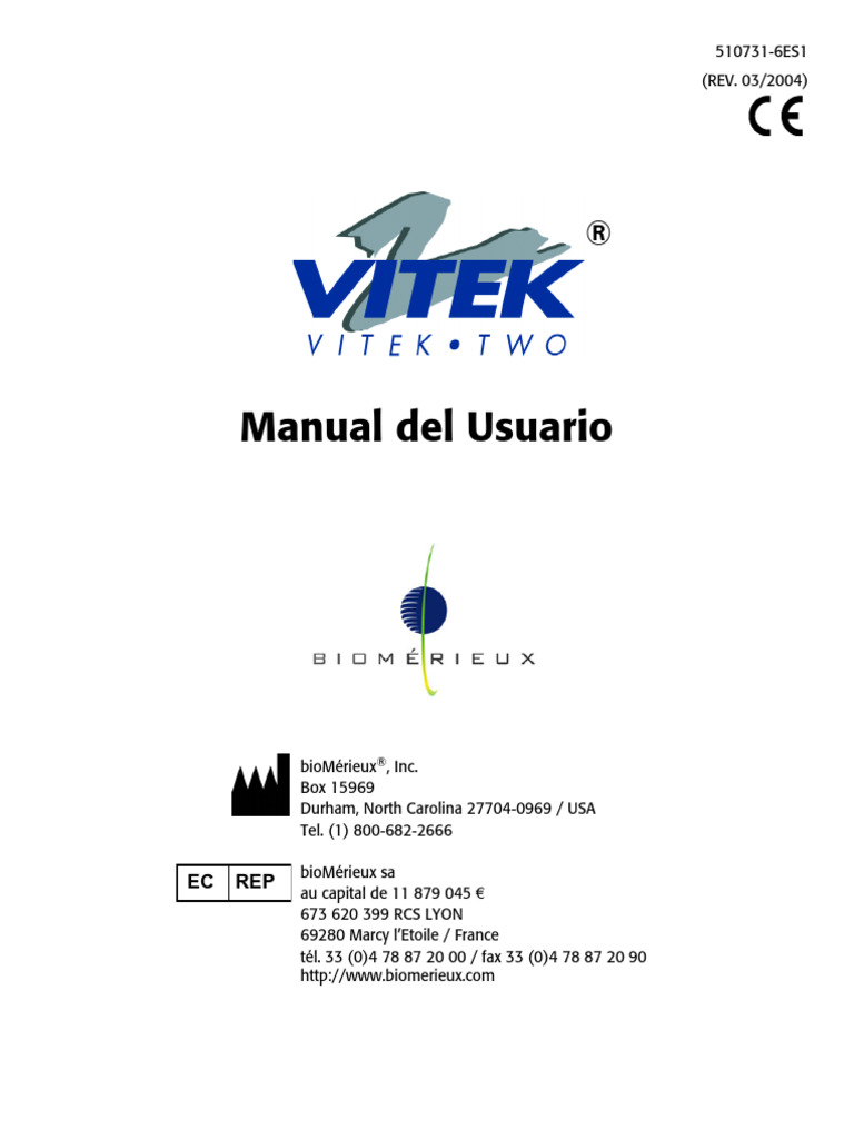 Vitek 2 y 2 XL | PDF