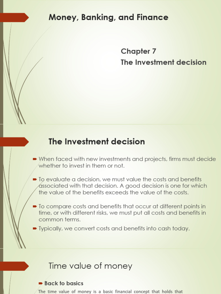 Finance | PDF | Internal Rate Of Return | Net Present Value