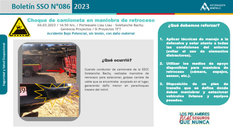 Boletin SSO N°086 | PDF | Vehículos | Vehículo de motor