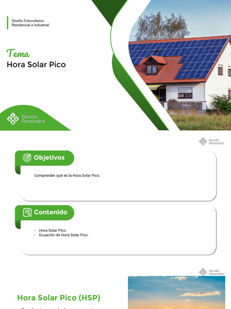 Cálculo de Hora Solar Pico | PDF
