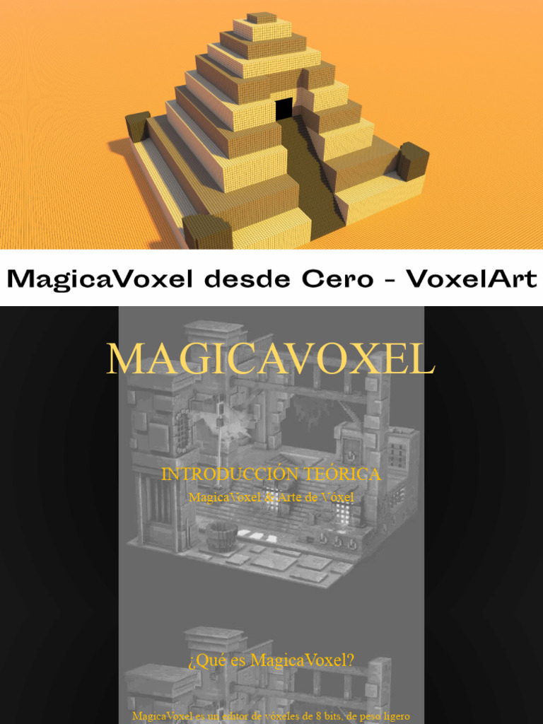 Introducción a MagicaVoxel y VoxelArt | PDF