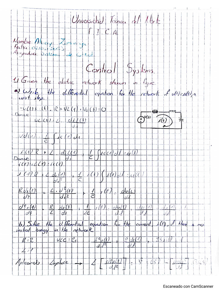 Ejercicios Control. | PDF