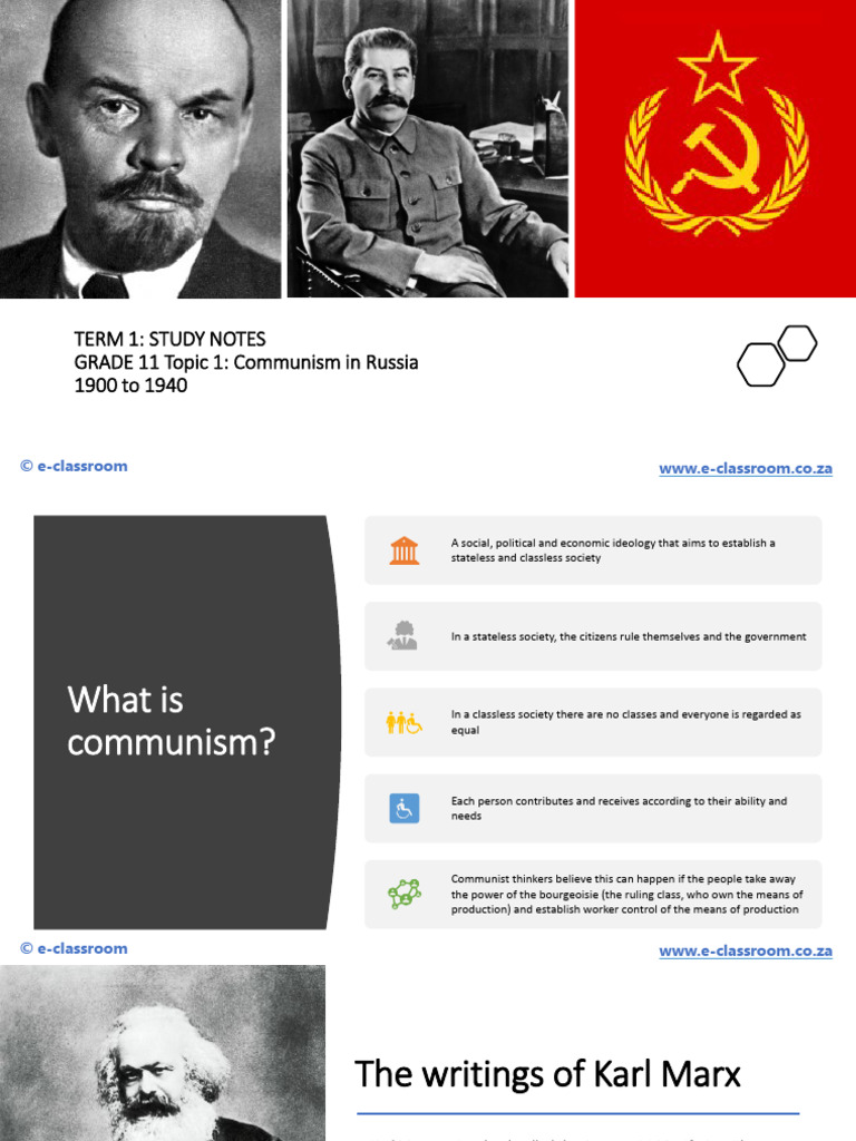 Communism in Russia 1900 To 1940 - 054024 | PDF | Vladimir Lenin ...