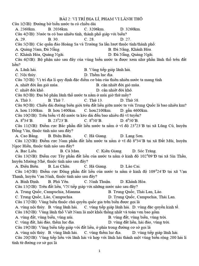 Bài 2-6-7 - HS | PDF