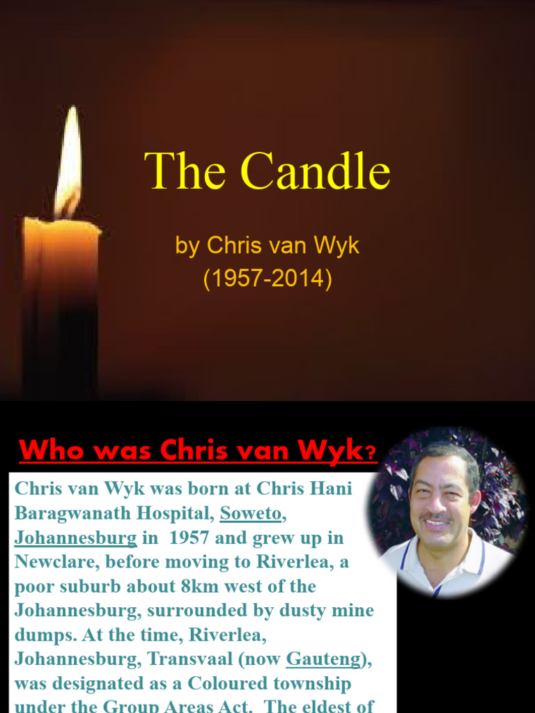 Candle by Chris Van Wyk | PDF