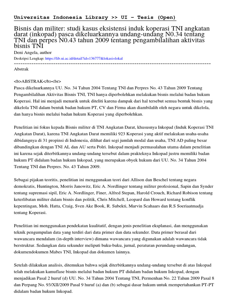 Inkopad | PDF | Politik | Hukum