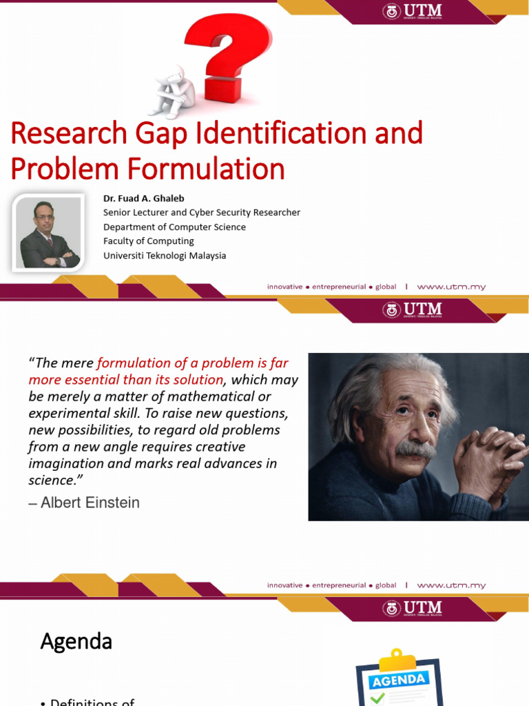 Research Gap Identification and Problem Formulation | PDF | Knowledge ...