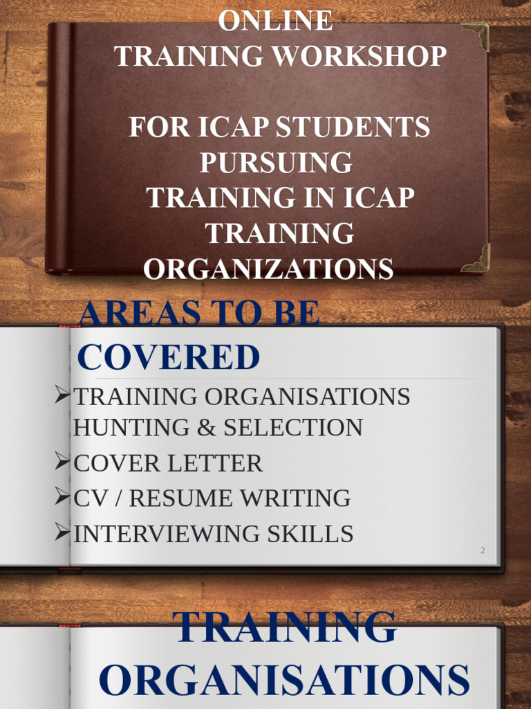 ICAP Student Training Workshop Guide | PDF | Clothing | Résumé