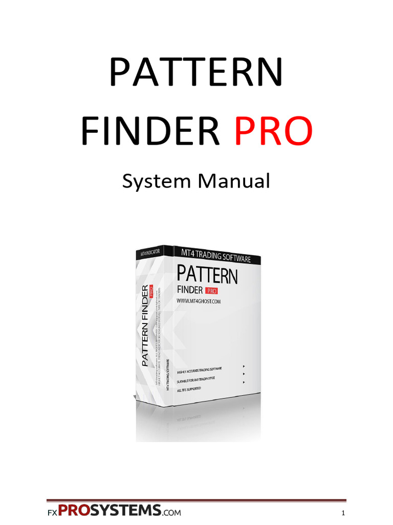 Pattern Finder PRO - System Manual | PDF | Market (Economics) | Private ...