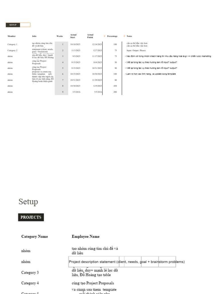 Project Tracker 1 | PDF