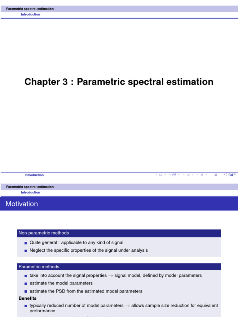 Analyse Spectrale Chap 3-1 | PDF | Estimation Theory | Least Squares