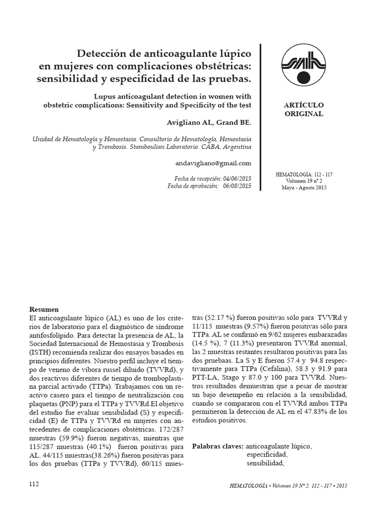 Indice Rosner | PDF | Tejido (biología) | Sangre