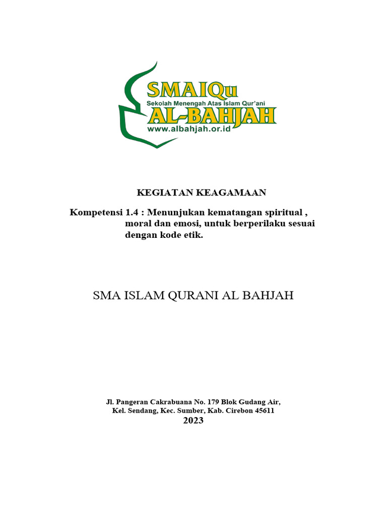 Contoh Cover | PDF | Karier & Perkembangan