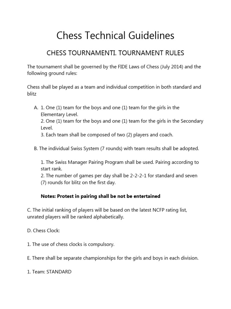 Chess Rules | PDF | Chess | Traditional Board Games