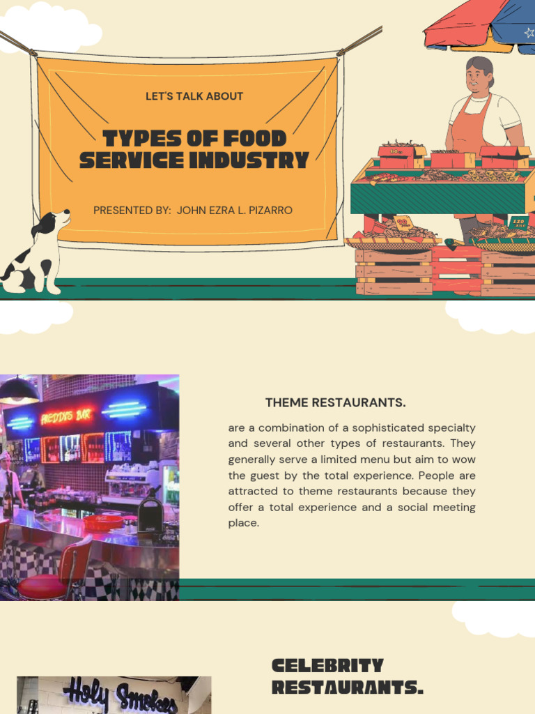 Types of Food Service Industry Explained | PDF | Restaurants | Menu