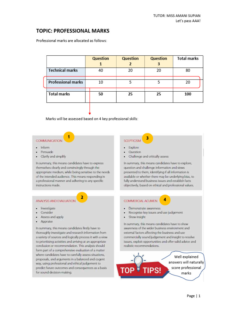Notes - Professional Marks | Download Free PDF | Business Economics ...
