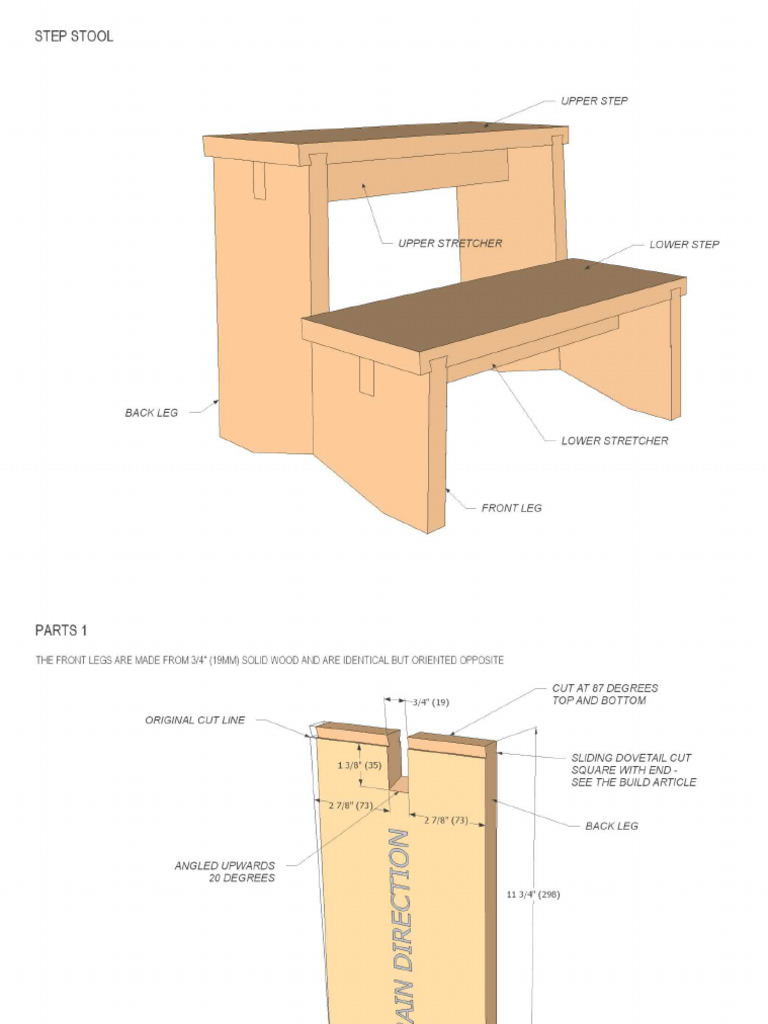 Step Stool Plans | PDF