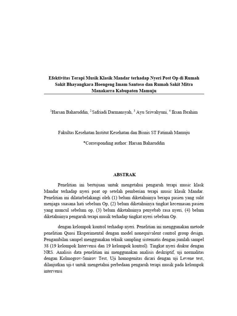 Harsan Baharuddin 2021 | PDF | Pengembangan Diri