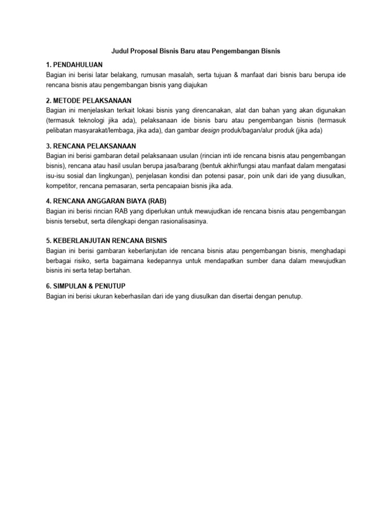 Format Proposal | PDF