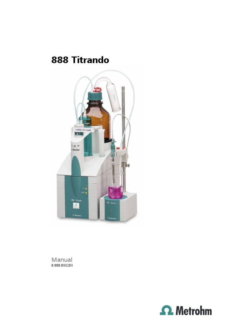 Manual 888 Titrando 8.888.8002EN | PDF | Bluetooth | Usb