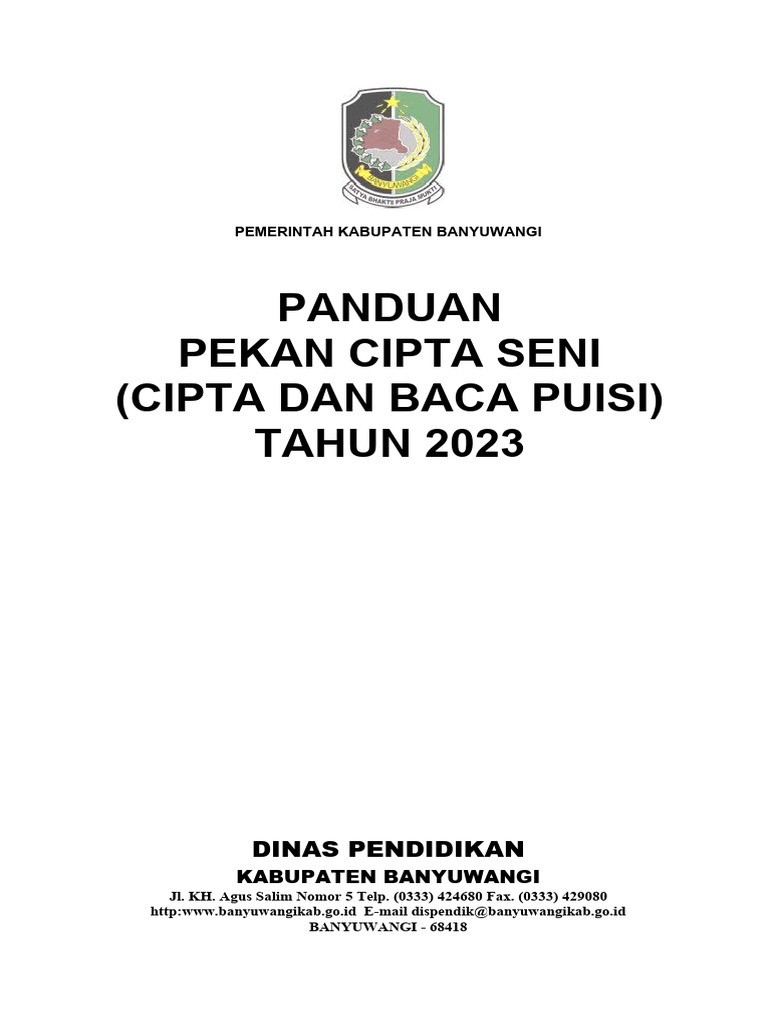 Panduan Cipta Dan Baca Puisi | PDF