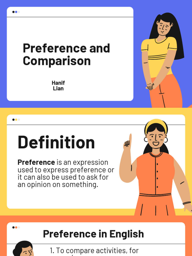 Preference and Comparison | PDF | Linguistic Morphology | Language ...