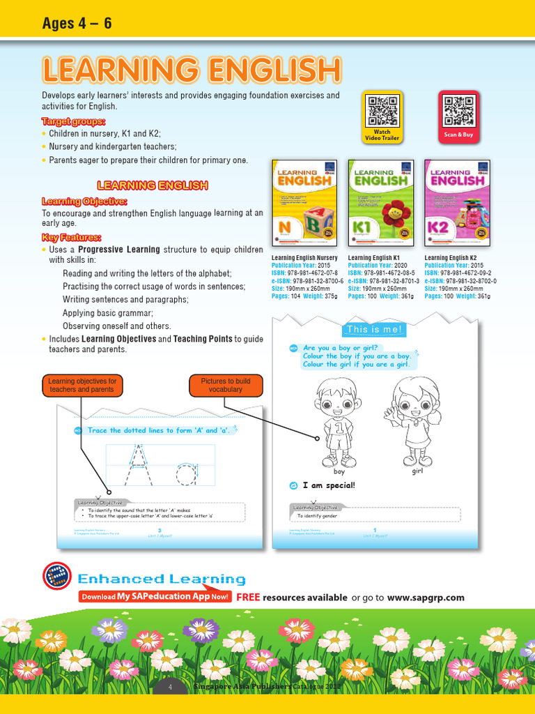 Early English Learning for Kids | PDF | Preschool | English Language
