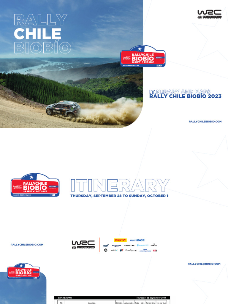 Rally Chile Biobío 2023 | PDF