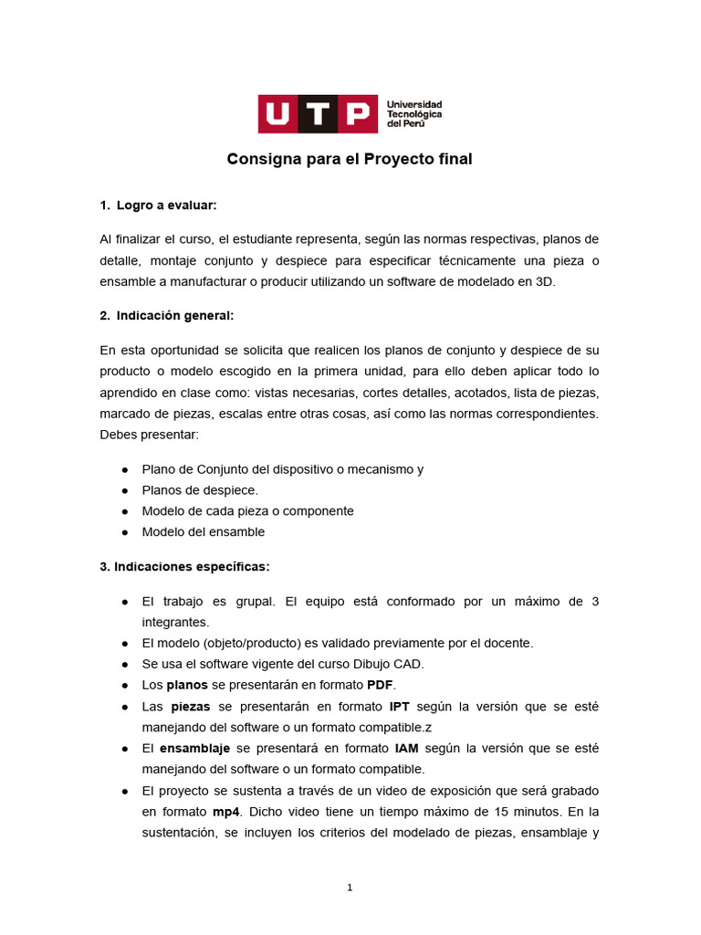 Consigna Proyecto Final-1 | PDF | Software | Informática