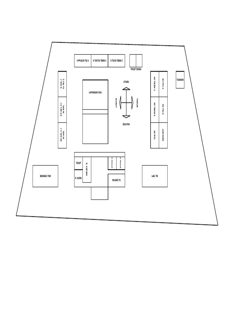 Denah Ruang Kelas 2022-2023 | PDF