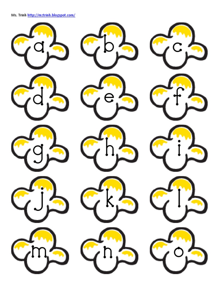 Popcorn ABC Words | PDF